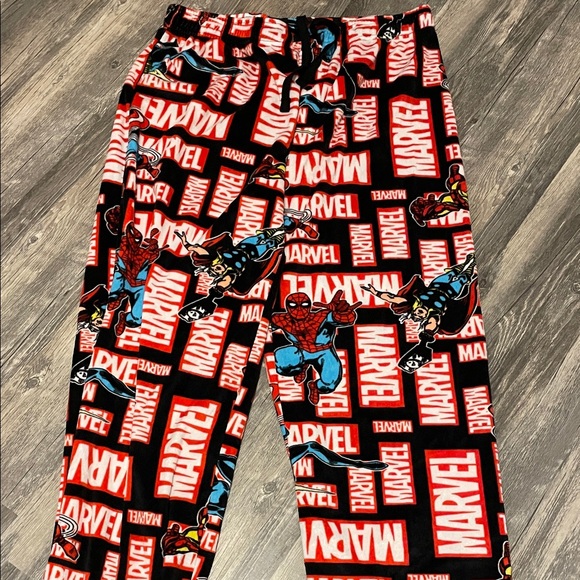 Marvel | Other | Marvel Red And Black Character Pajama Pants | Poshmark